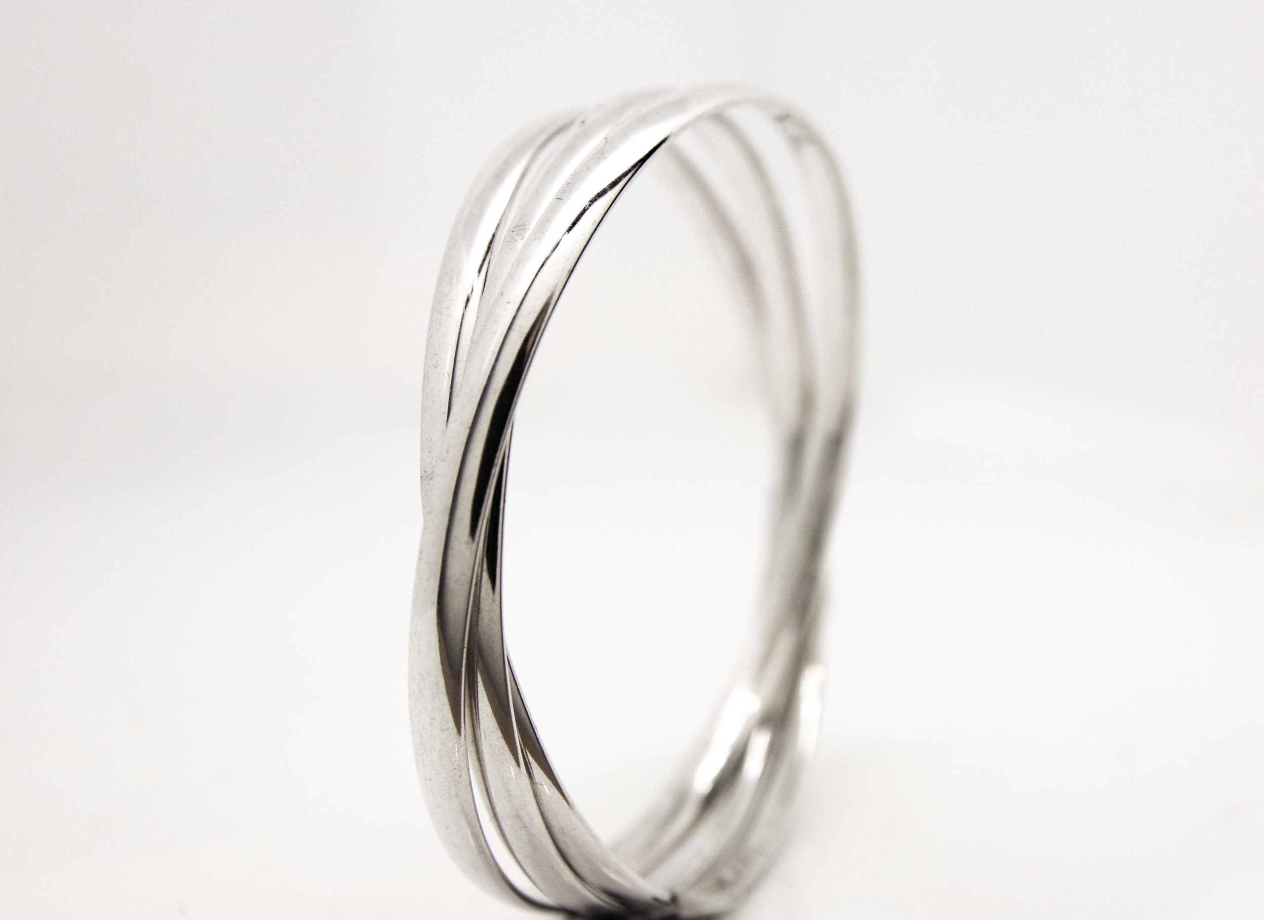 Jewelcraft Sterling Silver Russian Bangle. 4.4mmX1.7mm – Jewelcraft Website