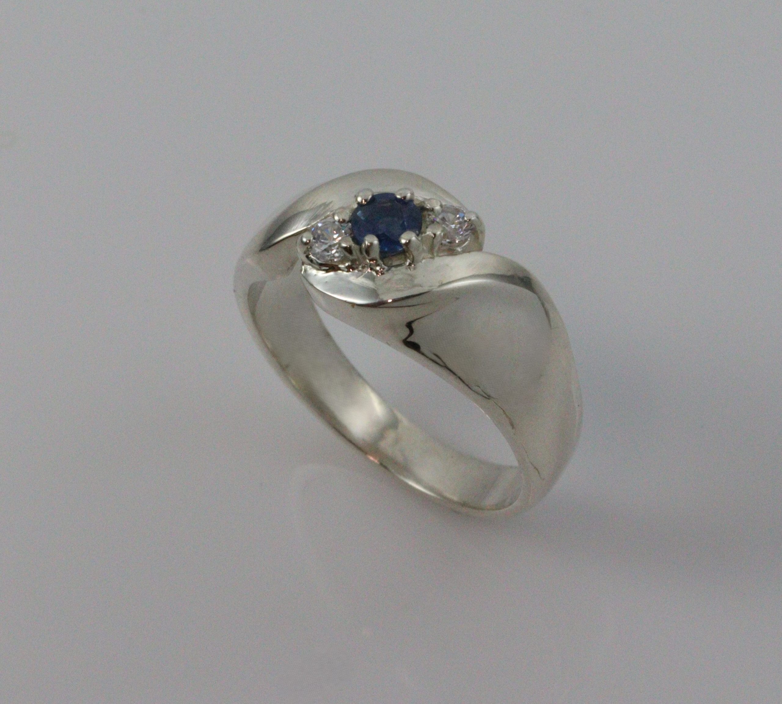 Stg/silver Sapphire Ring – Jewelcraft Website