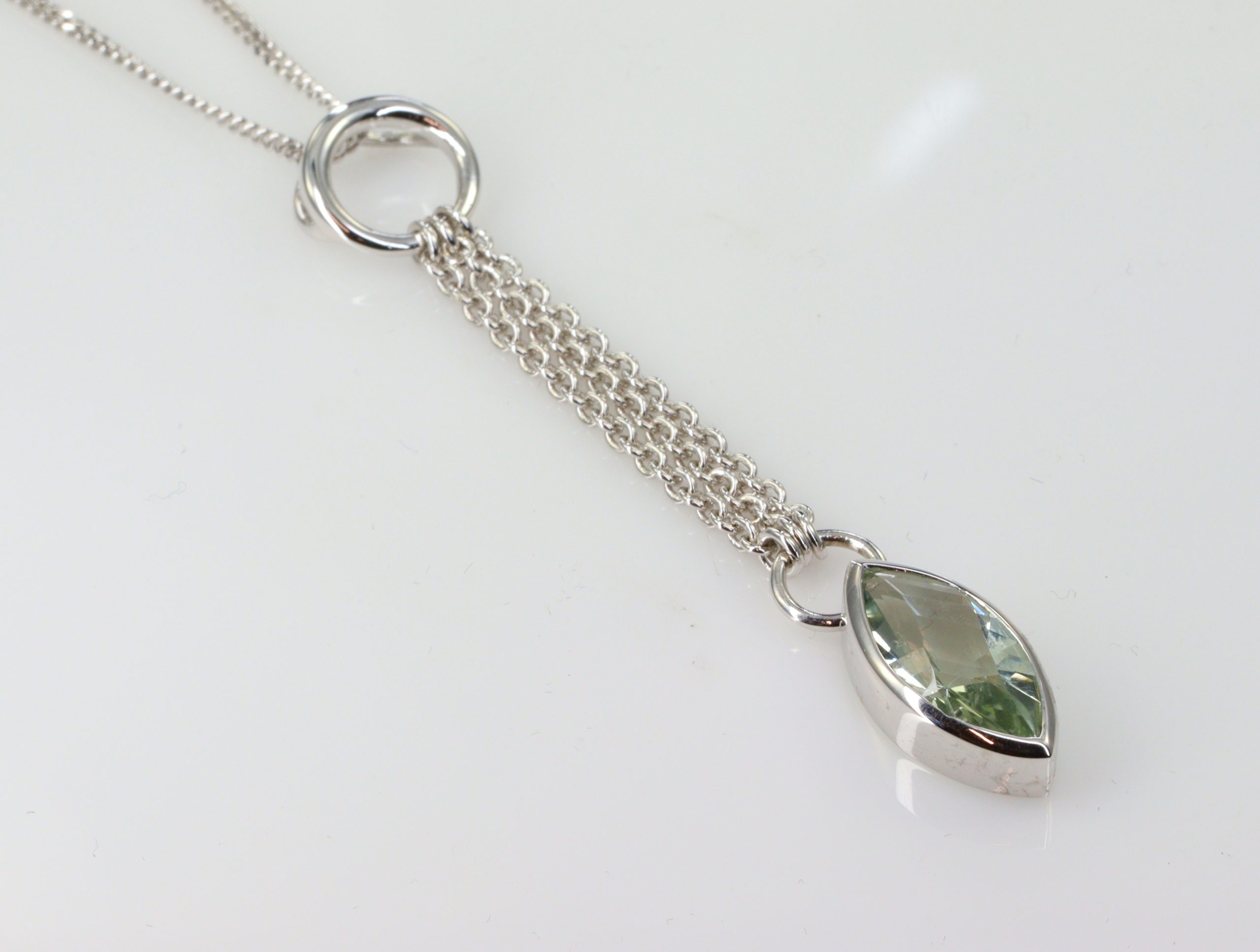 Stg/silver Green Amethyst Pendant – Jewelcraft Website