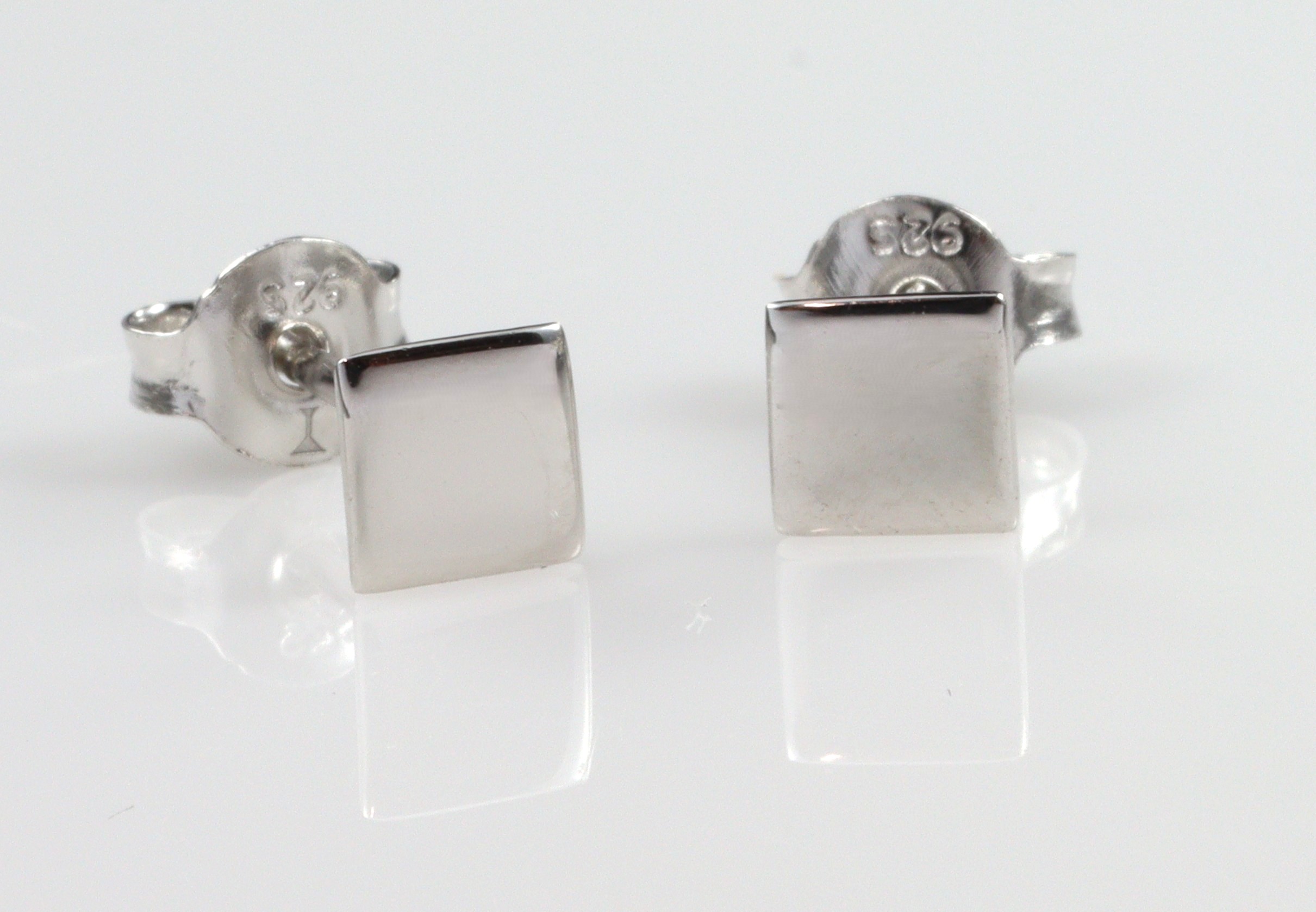 Stg Silver Square Studs – Jewelcraft Website